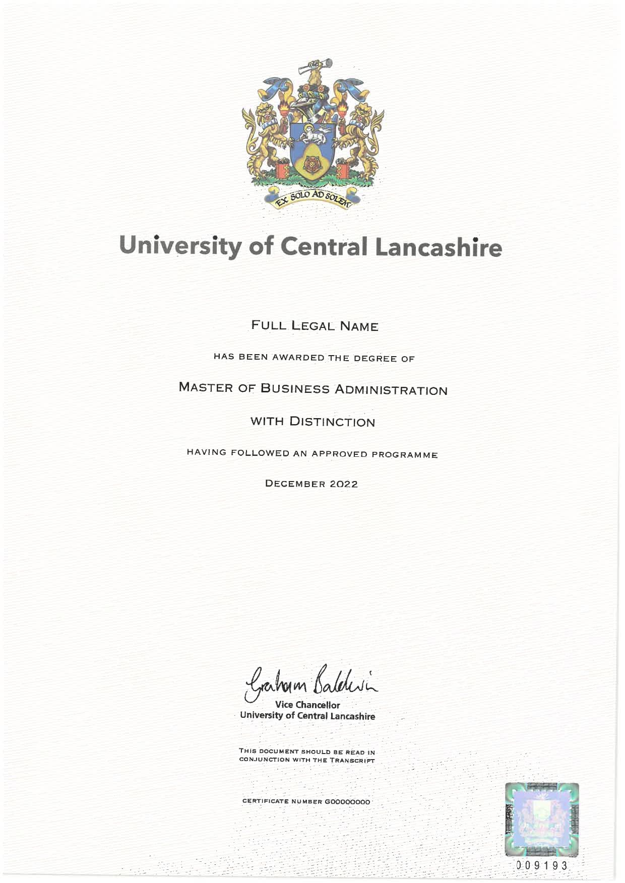 MBA - UCLan｜日本で海外MBA・DBAを取得｜ダグラスビジネススクール